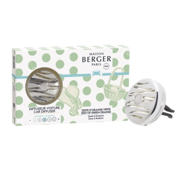 Maison Berger Car Diffuser Set - Dolce Zest of Green Orange – Fragrance ...