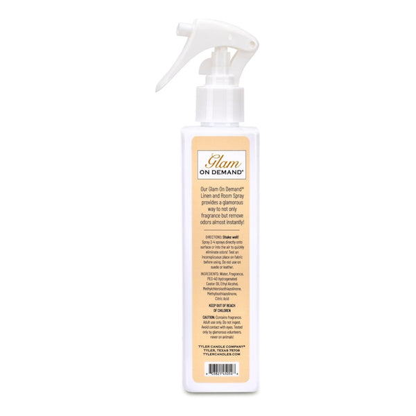 Tyler Candle Company Glam On Demand Linen & Room Spray 227g - Diva ...
