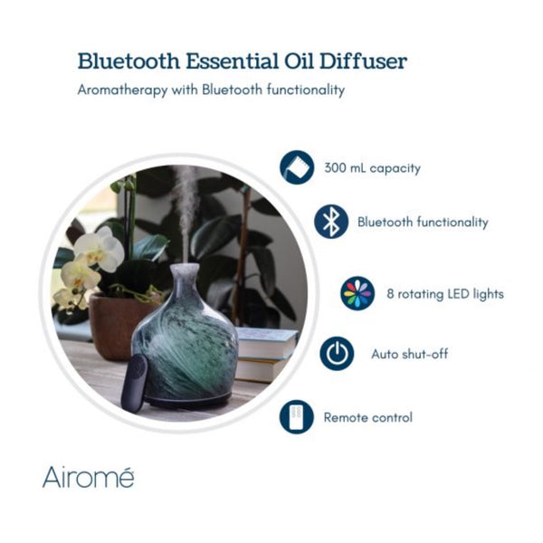Airome Obsidian Bluetooth Essential Oil Diffuser – Fragrance Oils Direct